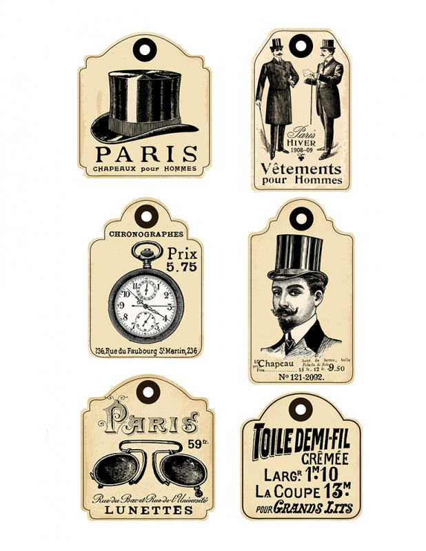 French Retro Labels for Men Vol 2 - Style24